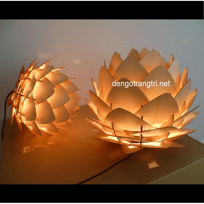 den trang tri, den go trang tri, den go, den lam tu go, den ban, den ...