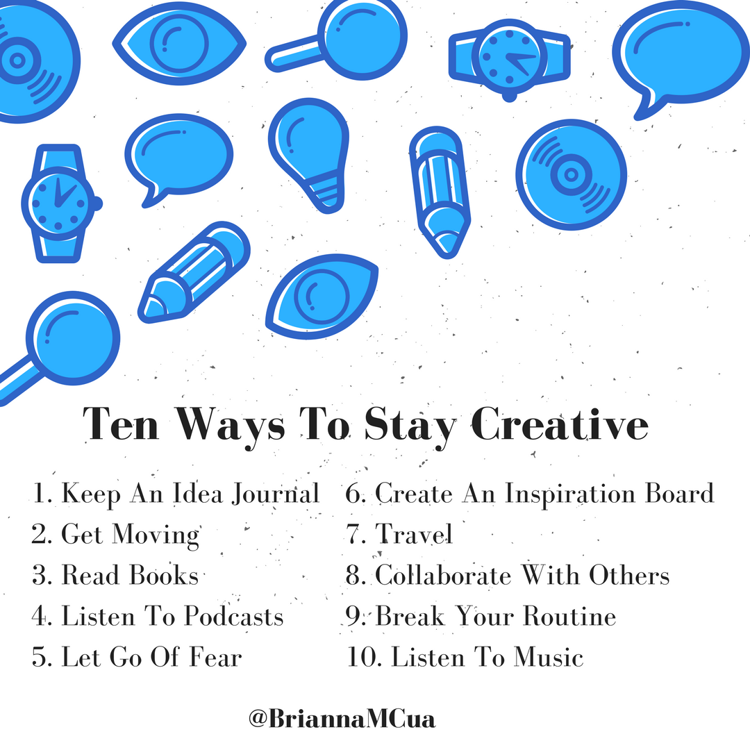 Living Light and Breezy : Ten Ways To Stay Creative