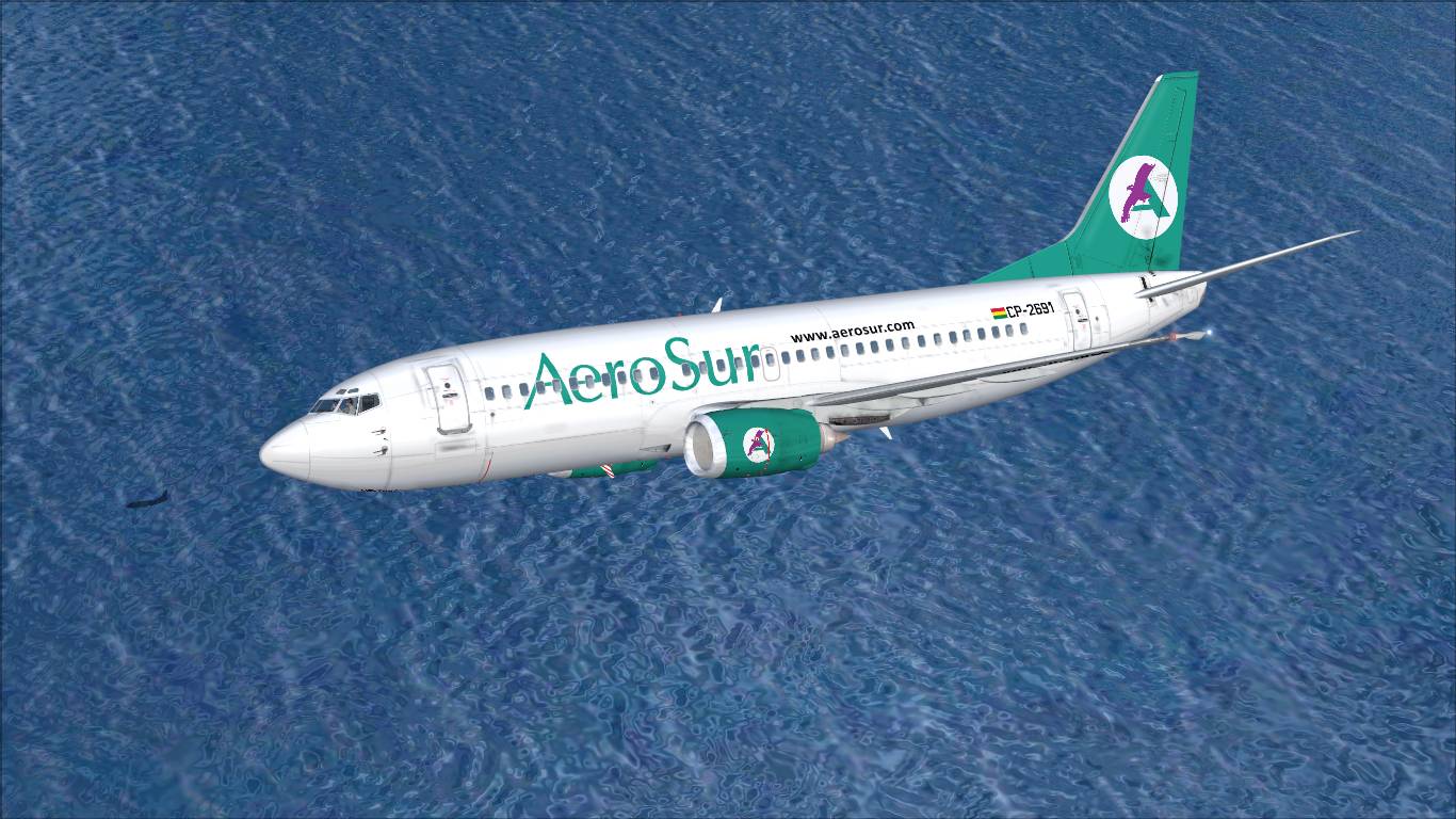 Texturas Brasileiras: Aerosur Boeing 737-300 CP-2691