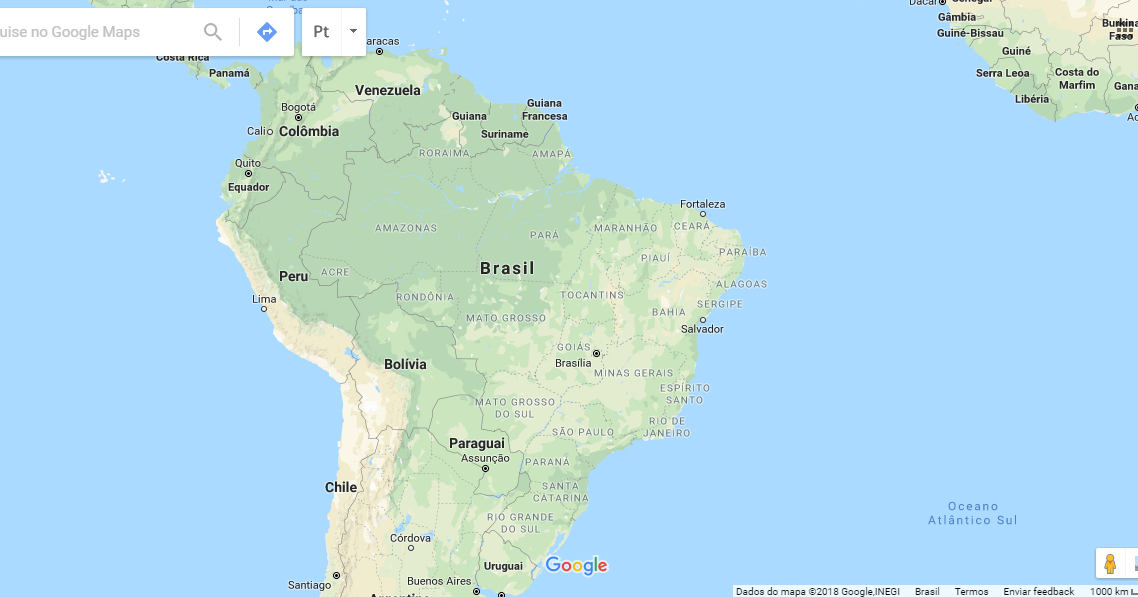 Localização no google maps
