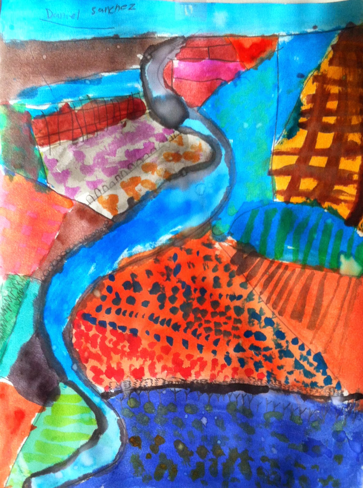 Draw-Dee-Da: David Hockney: Abstract Landscapes