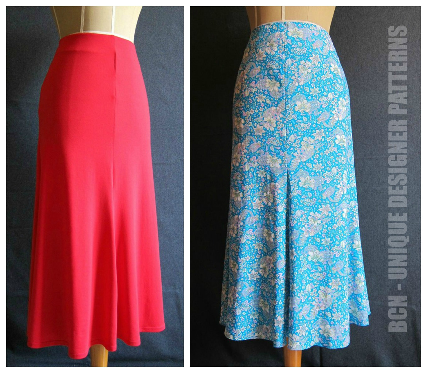 BCN - UNIQUE designer patterns: LEHENGA Skirt.-