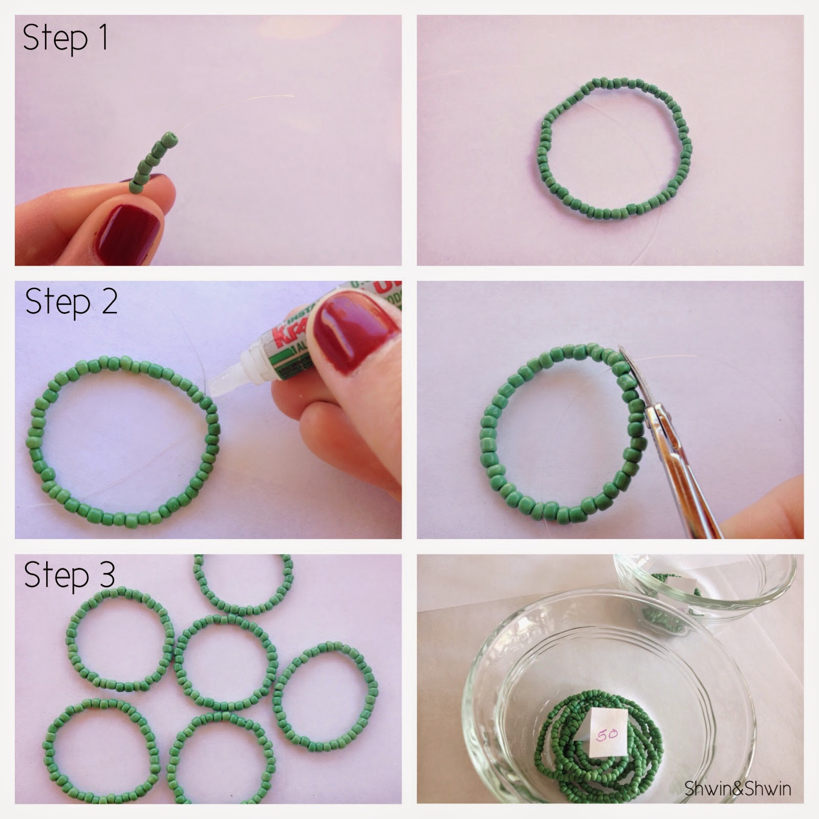 DIY Beaded Chain Necklace - Shwin & Shwin