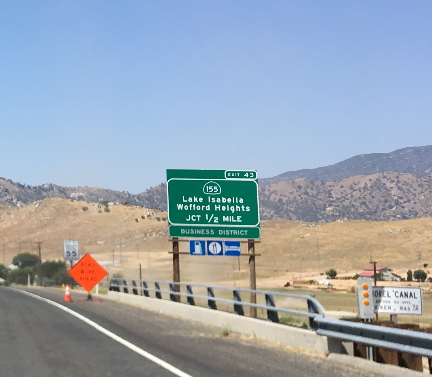California State Route 178 between CA 14 west to CA 184