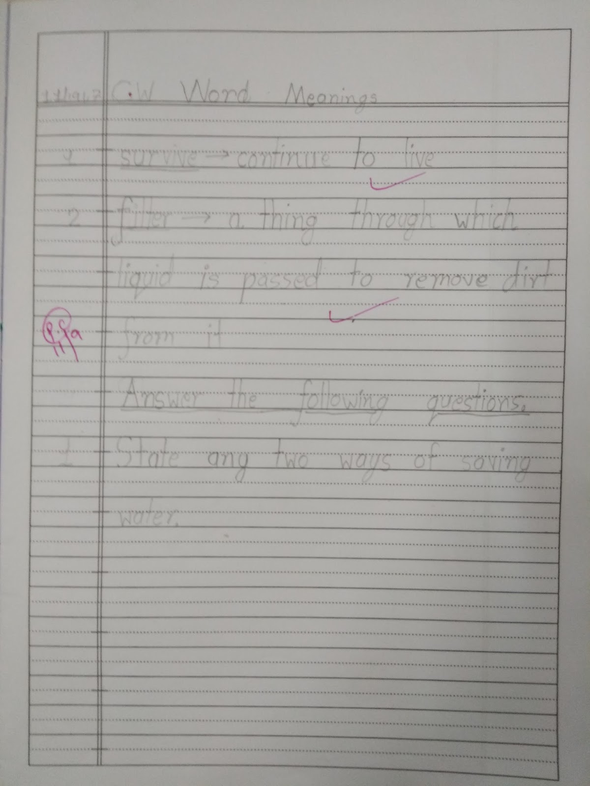 EVS ch-9 Water (Notebook)