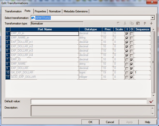 Informatica - Normalizer Transformation Example ~ Tech Volcano