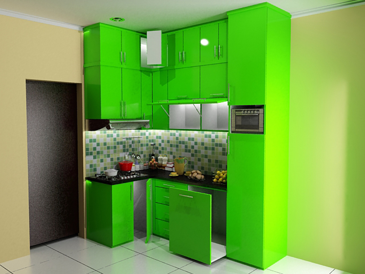 Interior of a 30sqm (320sqft) 2 bedroom apartment in Indonesia. The ...