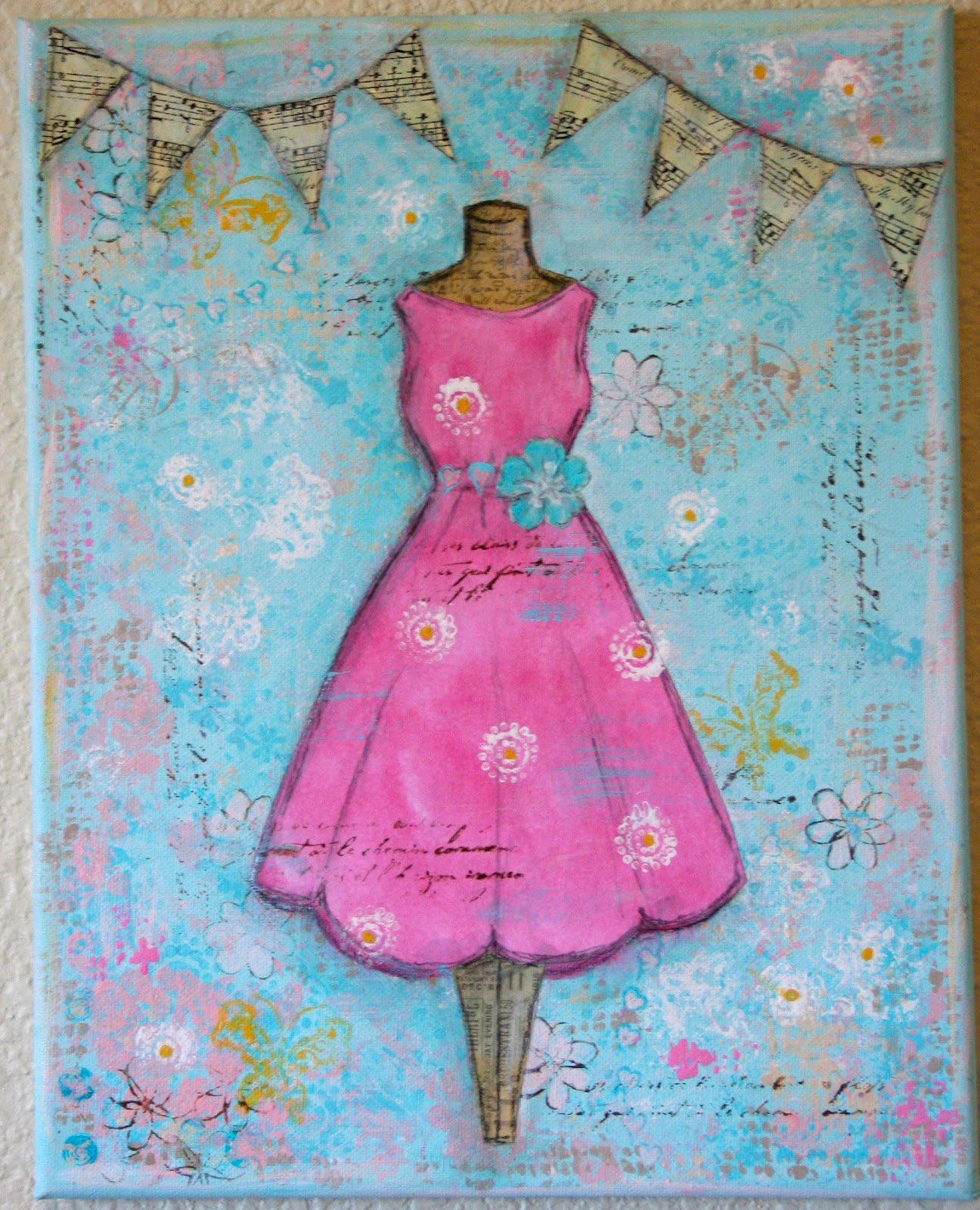 Art Happens: Dress Art Mixed Media