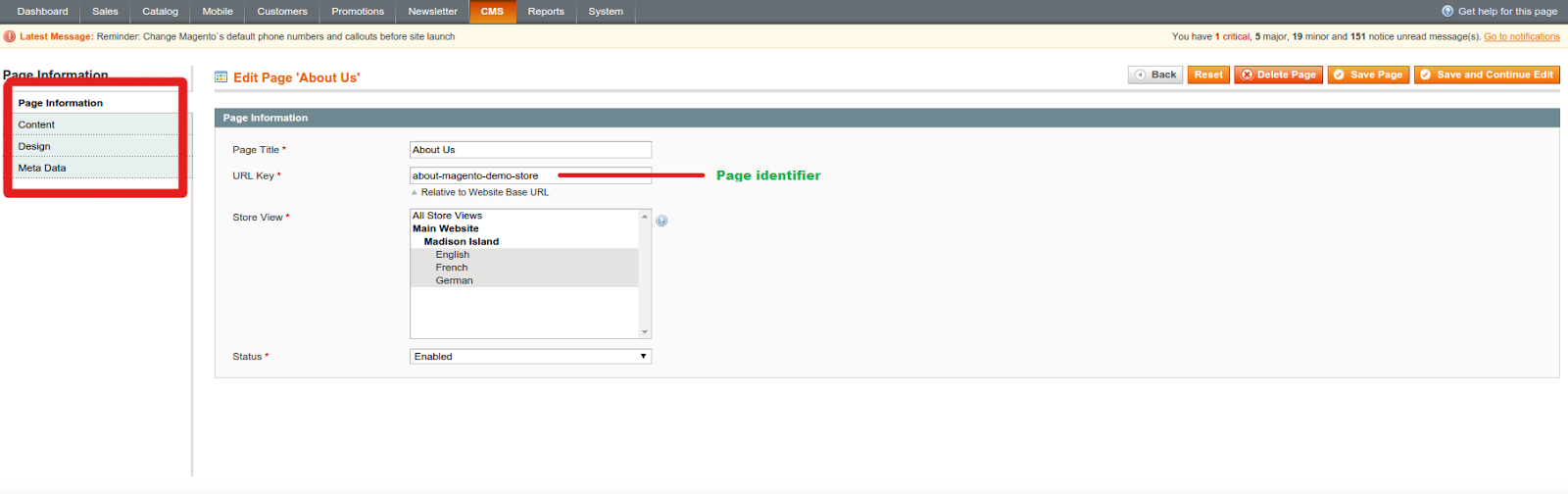 Magento How To Call Cms Page In Phtml File Magebug