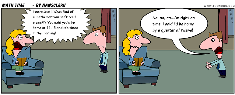 Math Time - Cartoon Thursday - An Engineer's Aspect