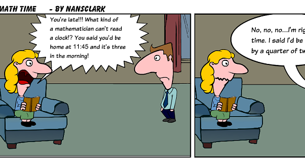 Math Time - Cartoon Thursday - An Engineer's Aspect