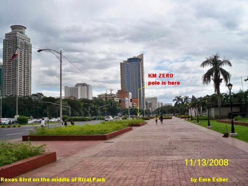 Em Esber Blog 1: Kilometer Zero in Rizal Park, Manila