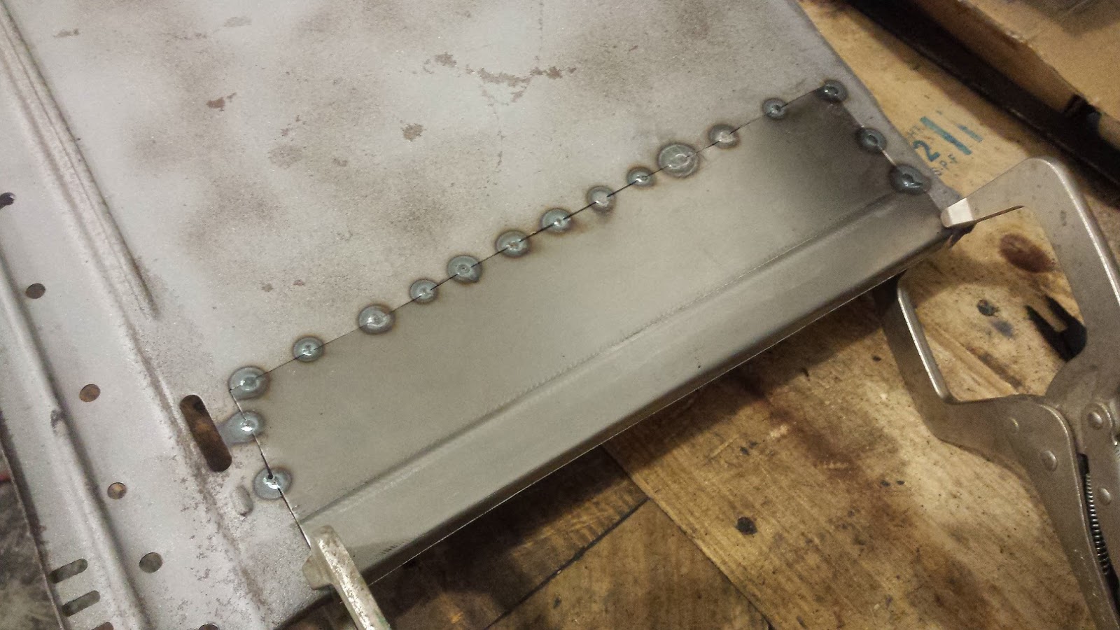 Vintage Metalworks: Model A cowl patch...