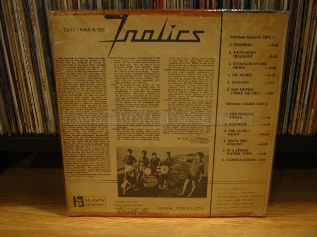 My OPM LP Collection: Tony Trias & The Frolics