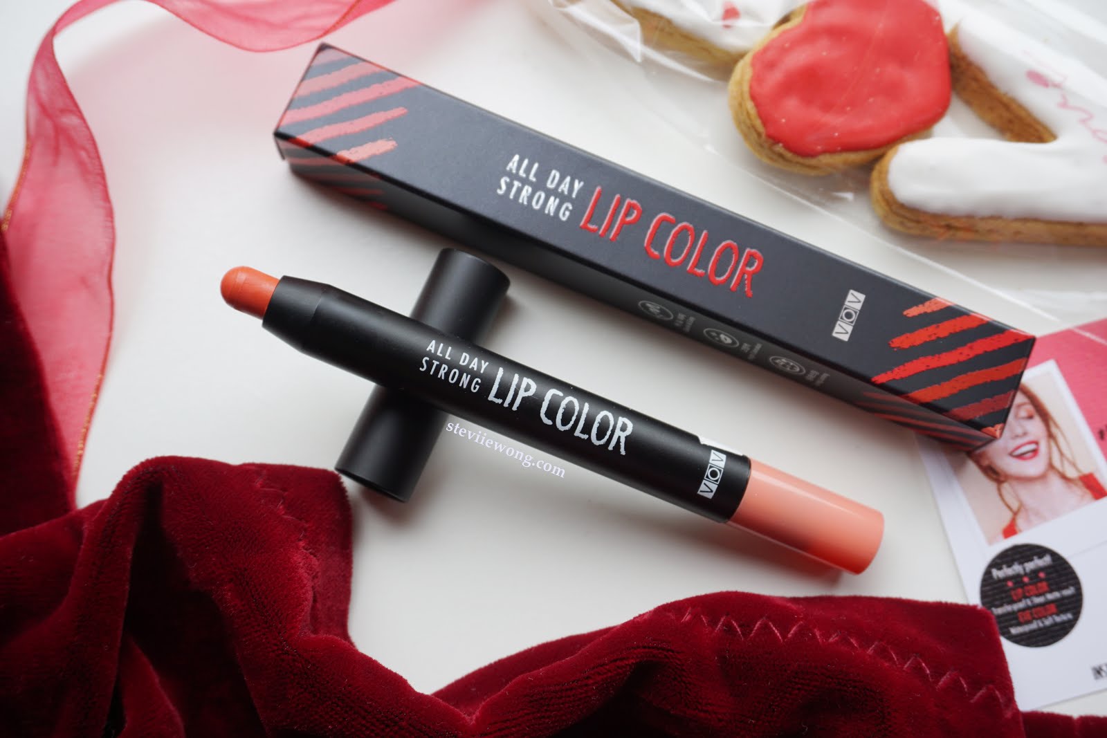 [Reviews]: VOV All Day Strong Lip + Eye Colors - Stevie Wong