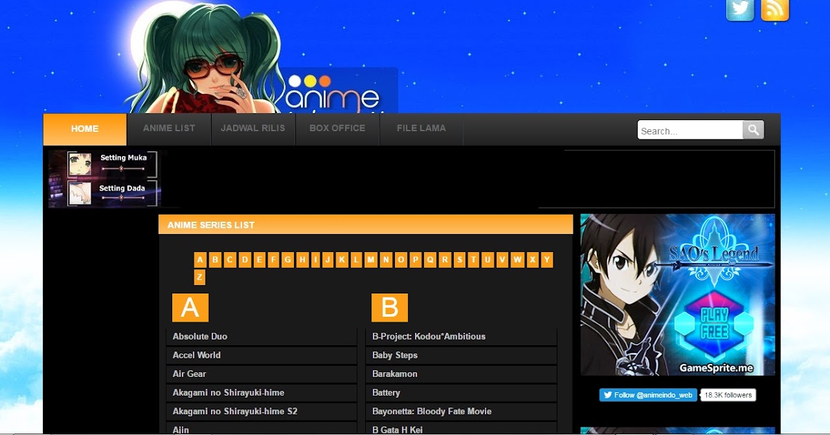 20 Situs Download Anime Sub Indo Terbaik yang Wajib kalian Kunjungi ...