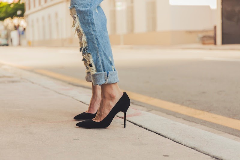 Ripped jeans and half buns! | Nany's Klozet | Bloglovin’