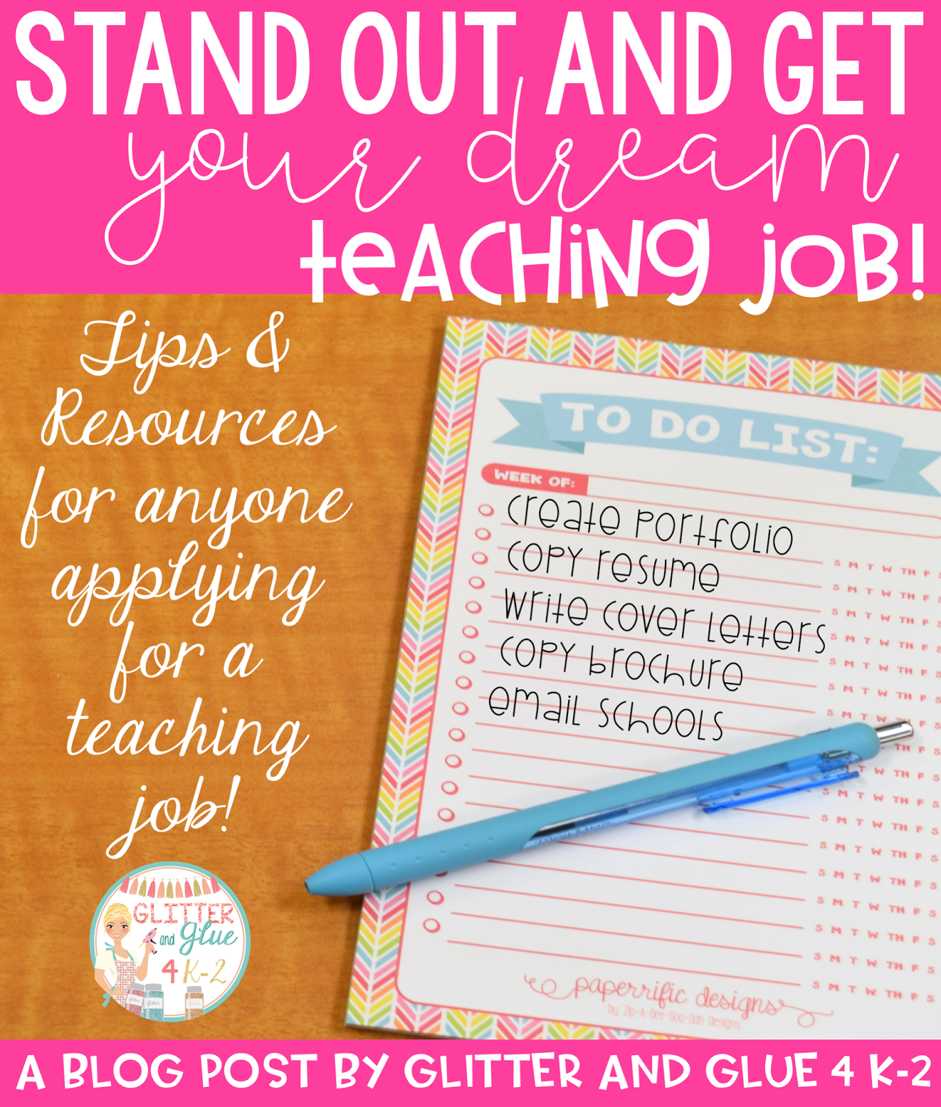 5 Tips to Stand out and Get Your Dream Teaching Job! | Glitter and Glue ...