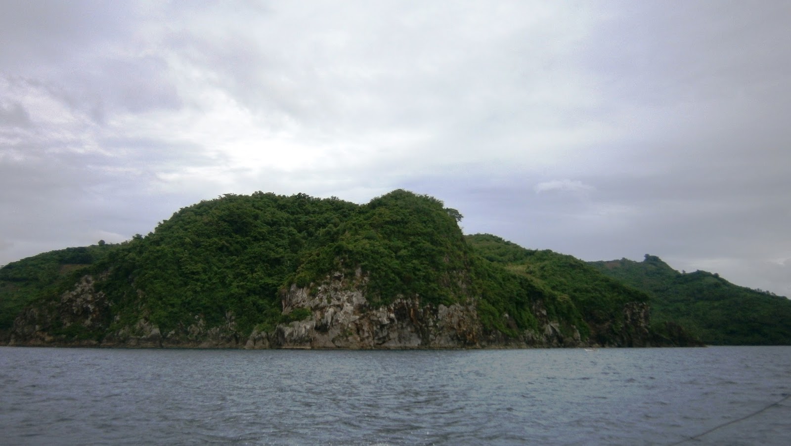 Beautiful islands dots the water.