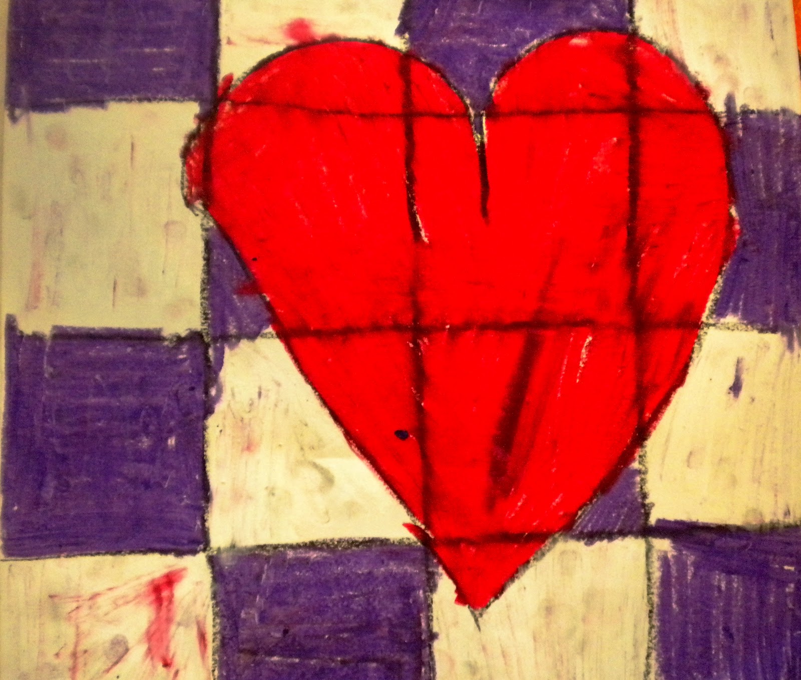 Waitsfield Elementary Art: Jim Dine Hearts