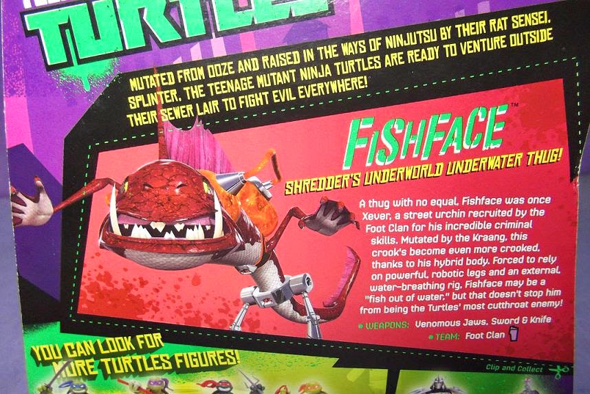 HGG的幻想: Nickelodeon TMNT 2012 - Fishface Figure