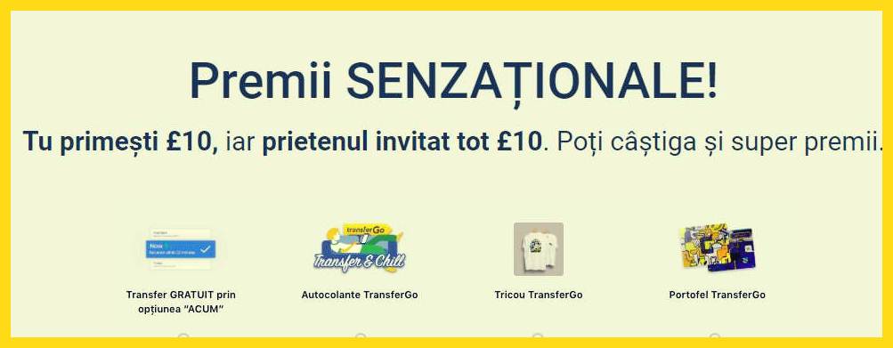 REGULAMENT Invita si Castiga Concurs TransferGO. Pareri bune pe forumuri.