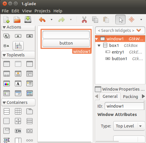 Tutorial Membuat GUI Menggunakan bahasa pemrograman C, GTK+ dan Glade Tutorial Membuat GUI Menggunakan bahasa pemrograman C, GTK+ dan Glade