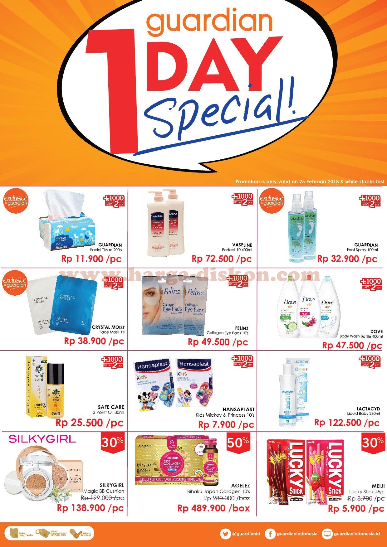 Promo GUARDIAN Terbaru 1 Day Special