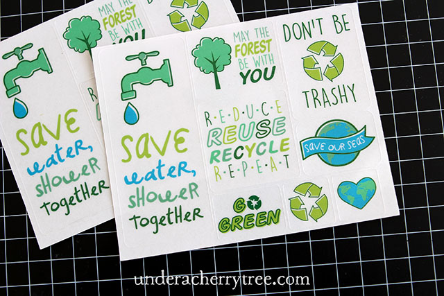 How to cut Clear Sticker Paper | Under A Cherry Tree | Bloglovin’