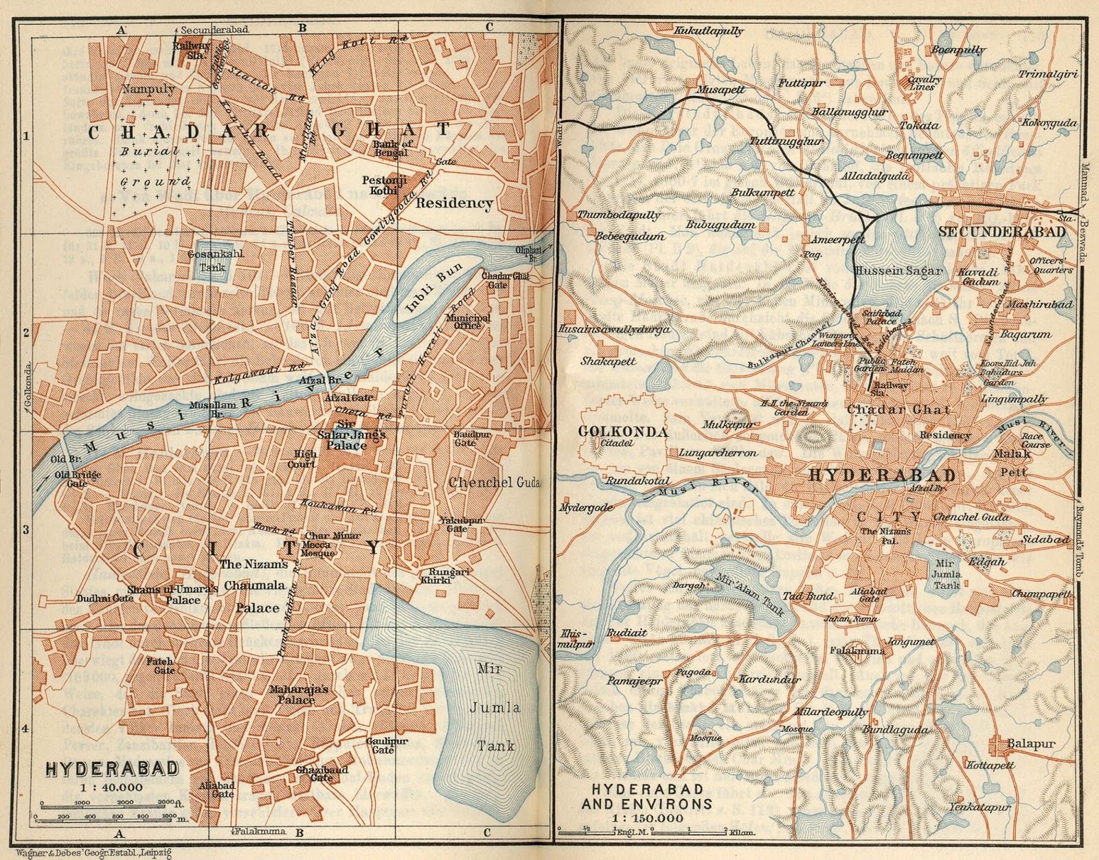Mapping Resources For India: Baedeker's Maps 1914