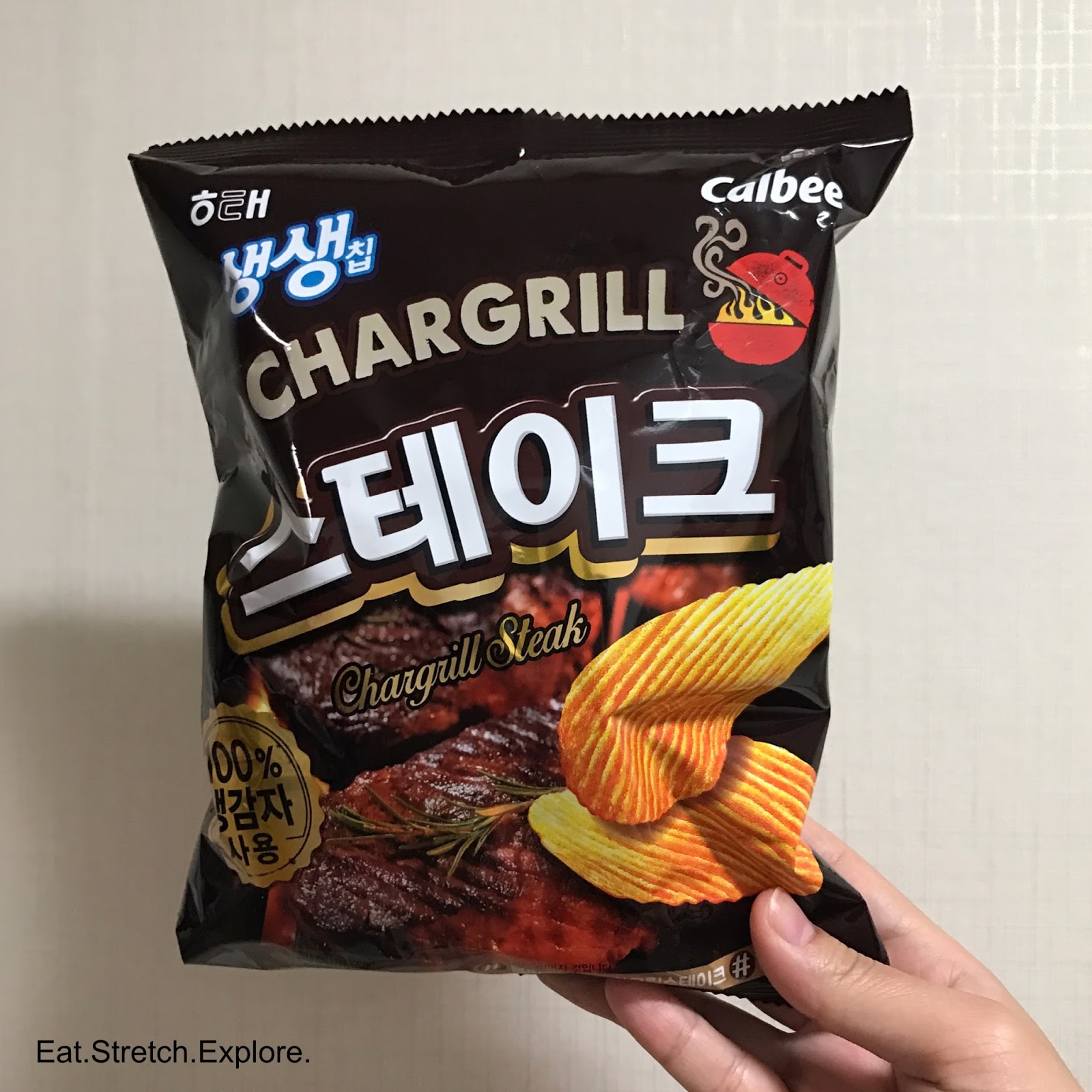 [Snack Attack - Korea] Calbee Chargrill Steak Chips (Korea)