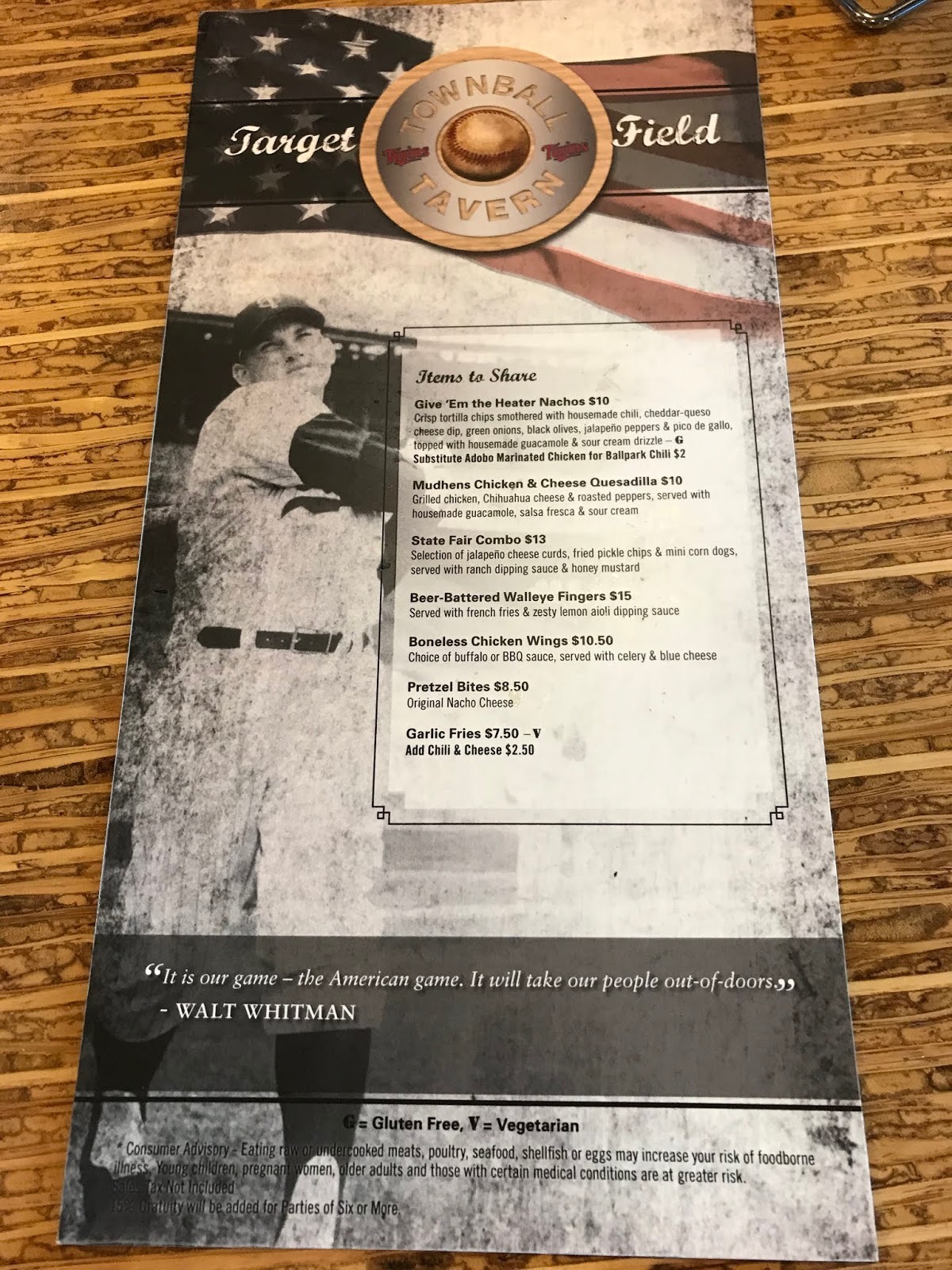 [Minneapolis - Target Field] Townball Tavern - Nachos, Juicy Lucy ...