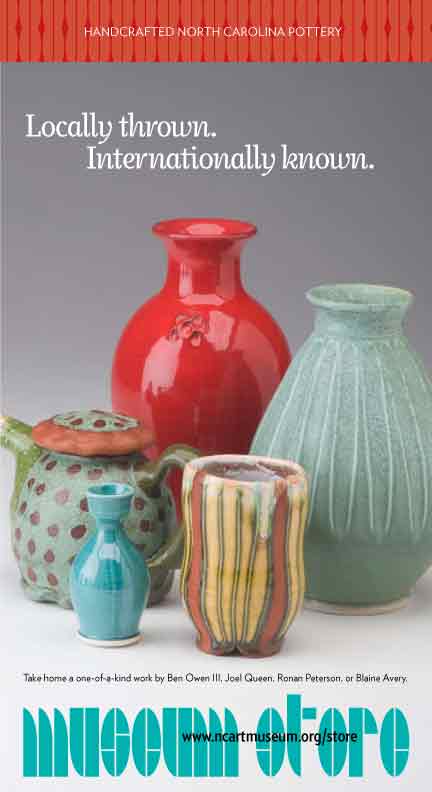 Avery Pottery and Tileworks: The NCMA-Museum Store, Great Advertising!