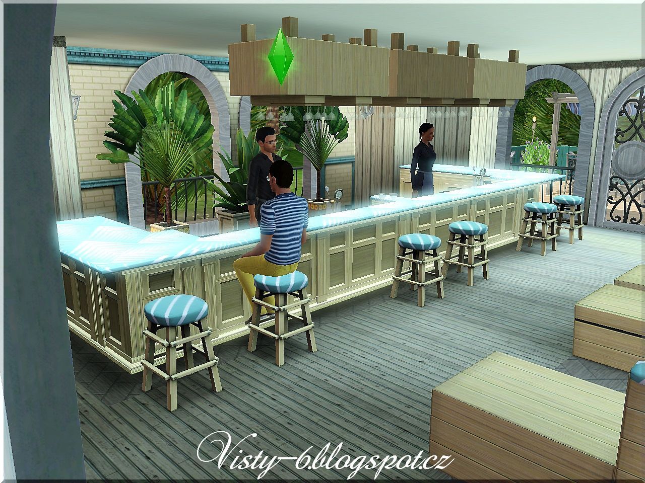 Visty6: Tropical - Island bar