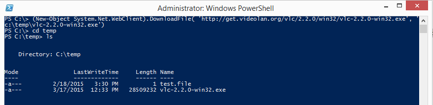 PowerShell Post: Download files online using PowerShell.