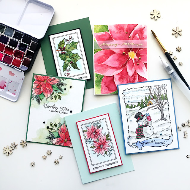 Pre-stamped card sets...