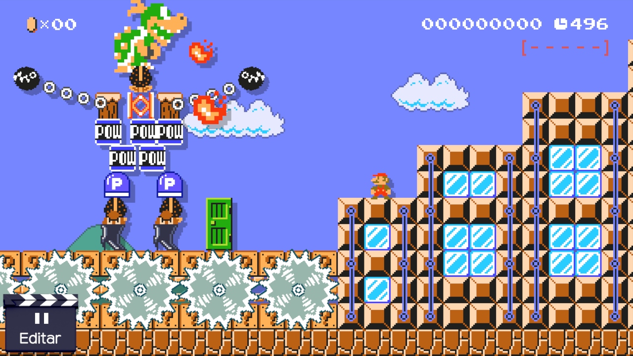 mario maker consejos: robot móvil