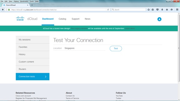 My Network Lab: Cisco dCloud Free Virtual Labs