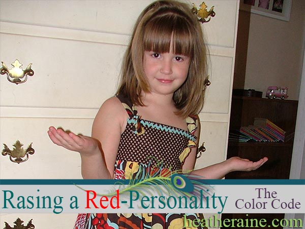 Heather Trim - Author & Speaker: Raising a Red Personality {Part 3}