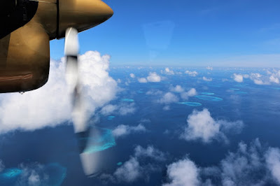 Malediven: Los geht es: Mit dem Wasserflugzeug!