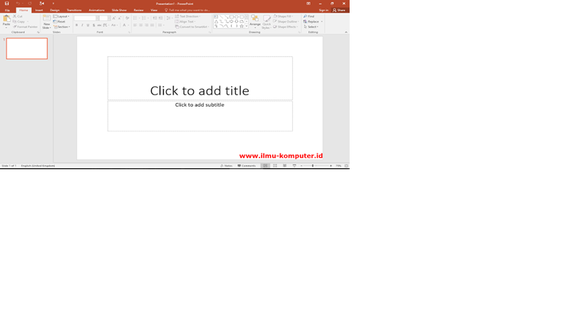Aplikasi komputer: Mendesain dan menampilkan powerpoint
