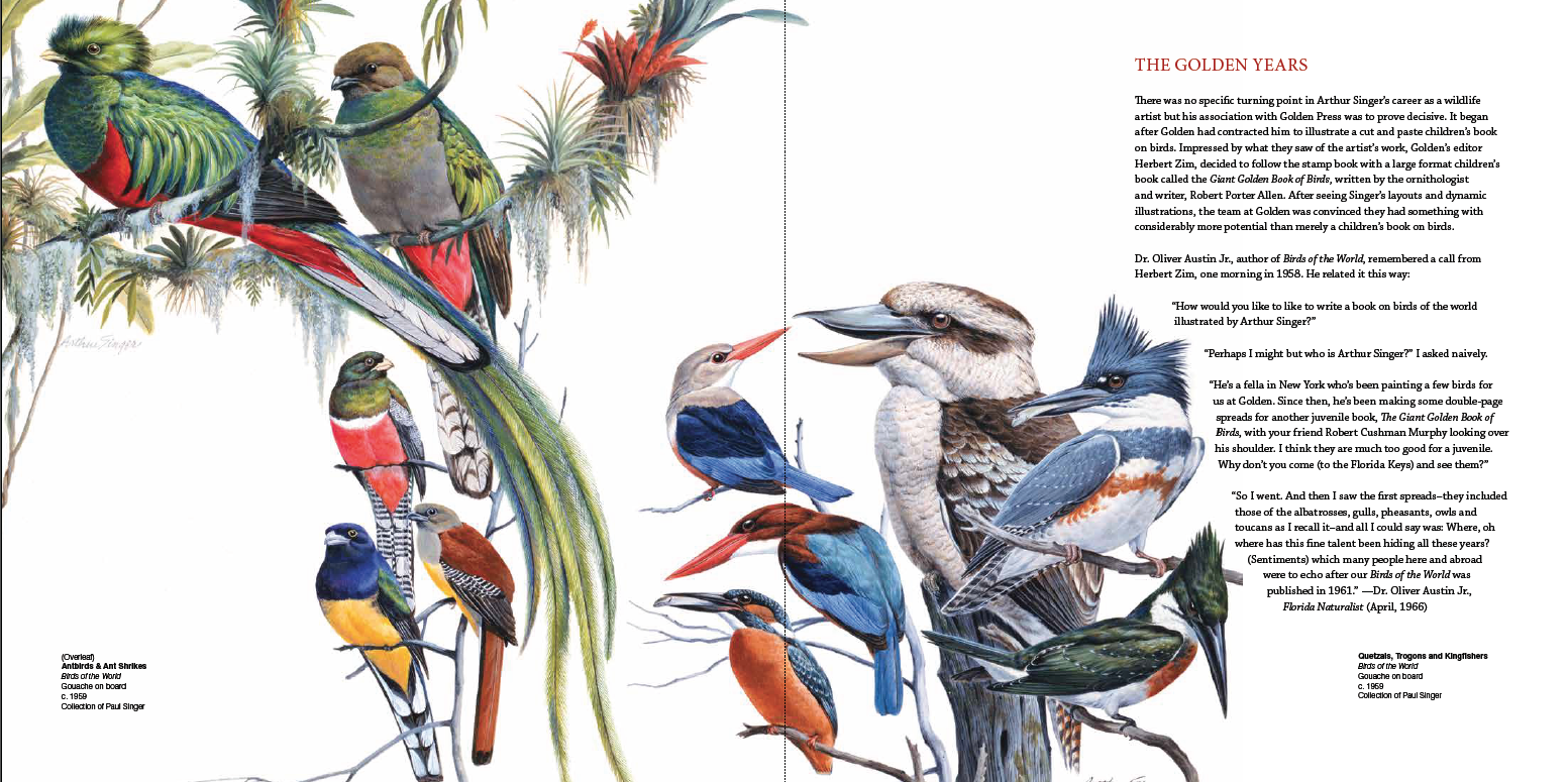 Society of Animal Artists: ARTHUR SINGER: THE WILDLIFE ART OF AN ...
