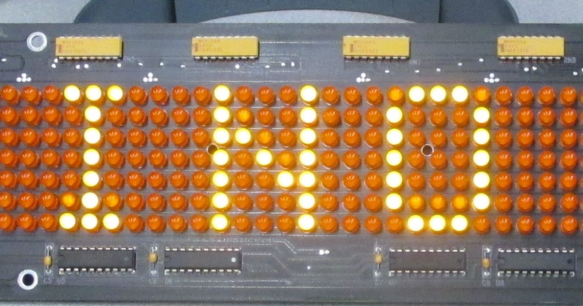My Commentary and Technical help: Arduino UNO interfaced to a Sunrise Systems 7x96 LED array