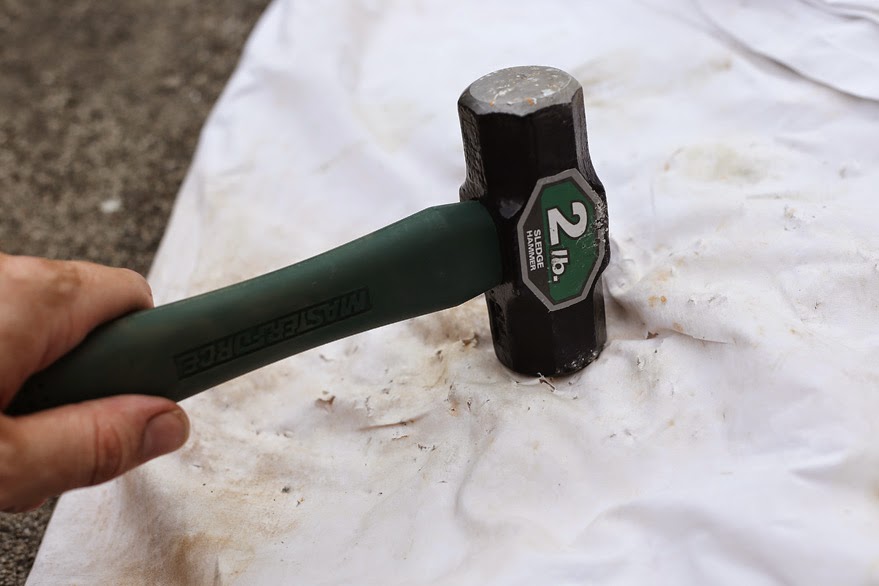 Cauliflower Laboratories: Homebrew Pottery - Tempering local clay