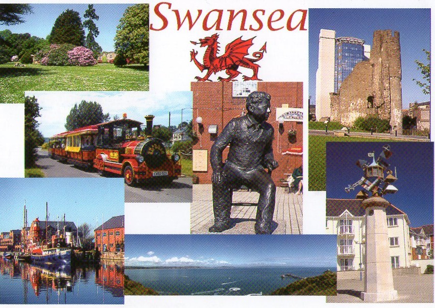 Postcards Journey: Wales - United Kingdom - Swansea