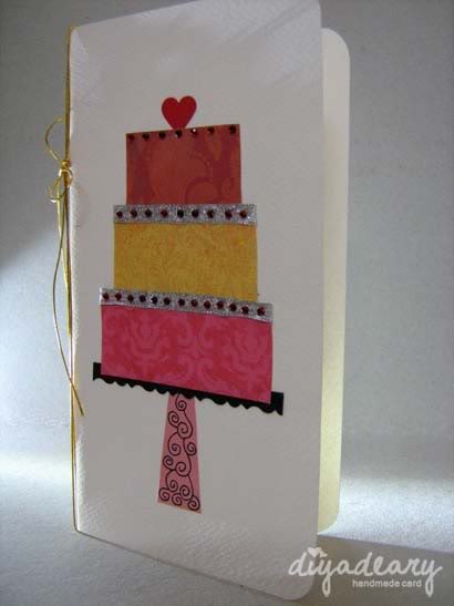 Azie's Sweet Love & Love Cake Cards | Diyadeary