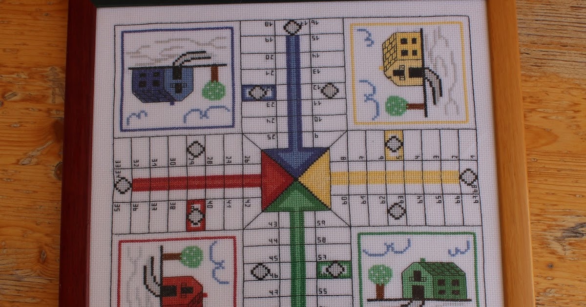 Todo con hilo y aguja, hecho a mano!: Parchís a punto de cruz