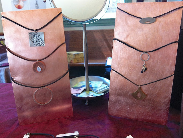 Lessons of a Jewelry Designer: Wood & Copper : My Jewelry Display at ...