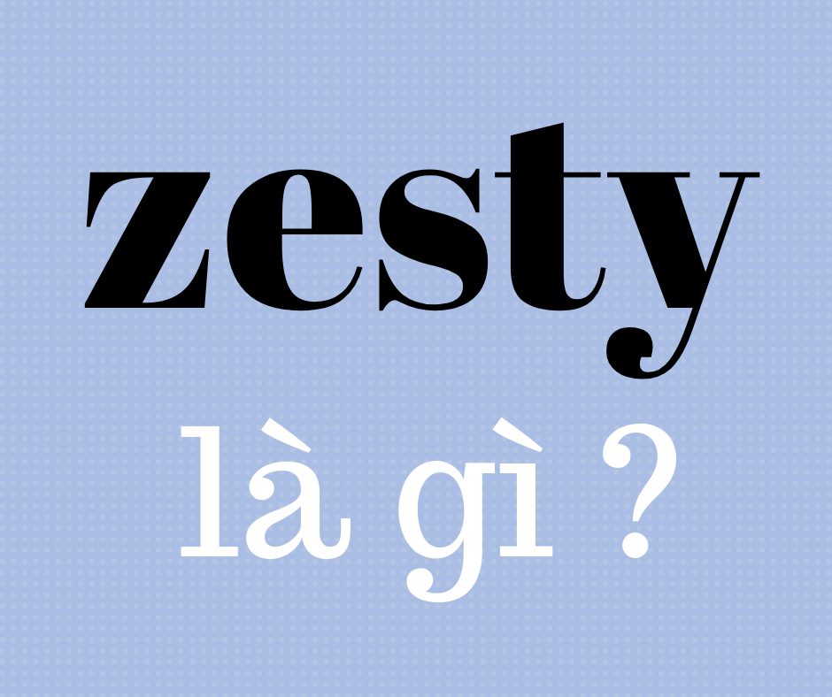 Zesty là gì? Nghĩa của từ zesty - Dịch Nghĩa Online