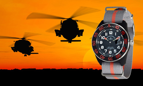 H3 Teflon - Sport watch with TRIGALIGHT illumination technology